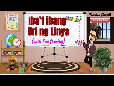 IBA'T IBANG URI NG LINYA with LINE TRACING - YouTube