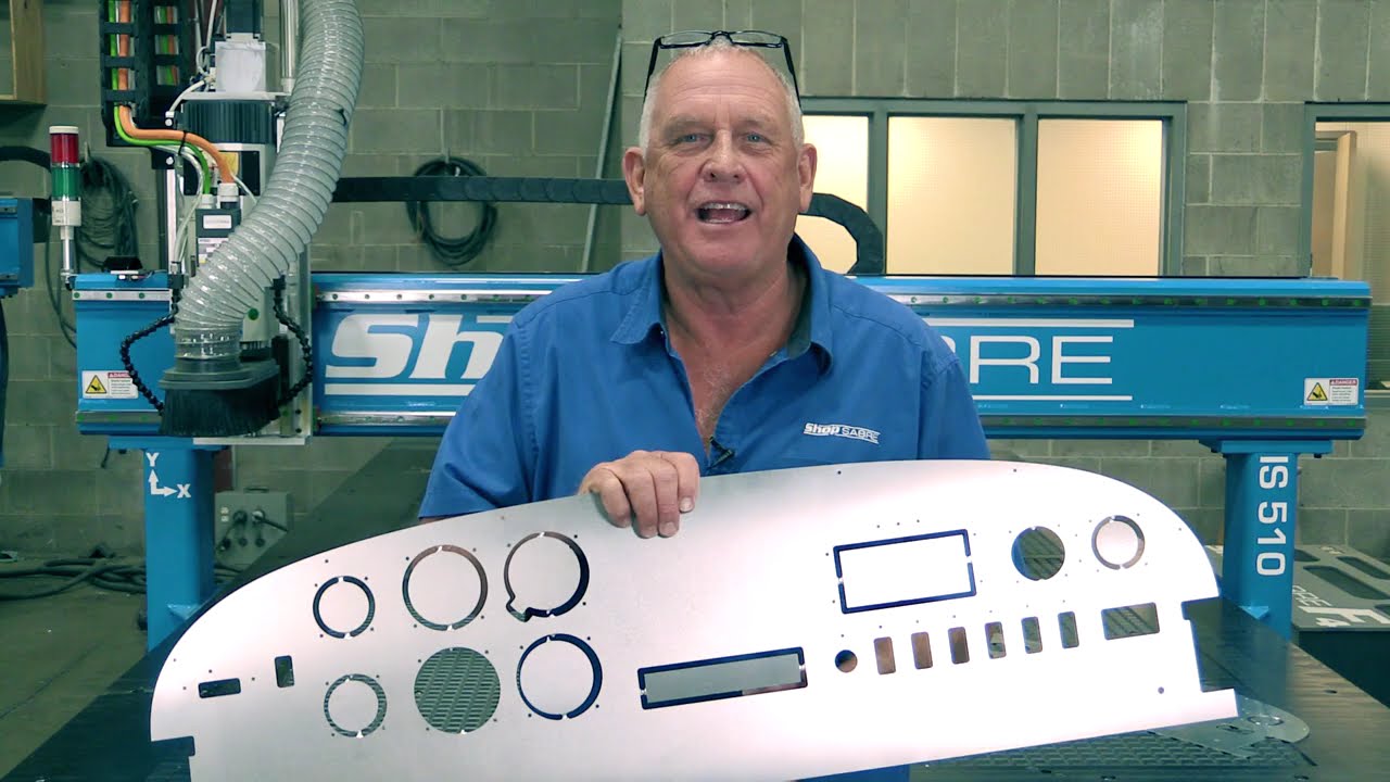 ShopSabre CNC IS Series - Aluminum Instrument Panel - YouTube