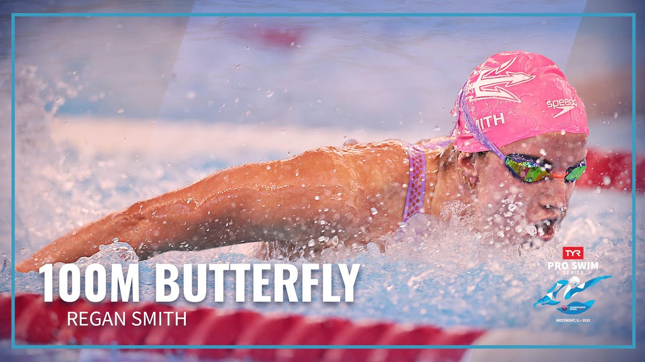 Regan Smith Powers to Wall for Win in Women's 100 Butterfly | 2023 TYR ...