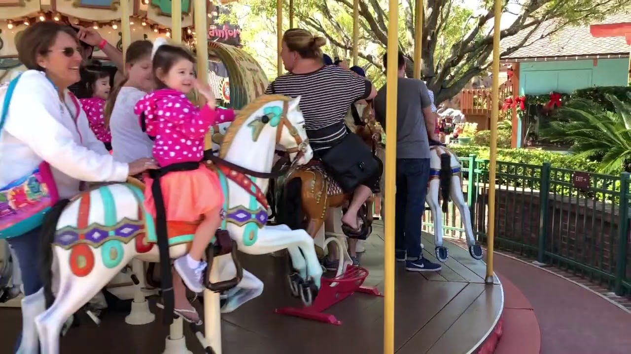 Marketplace Carousel ride Disney Springs Orlando Florida - YouTube