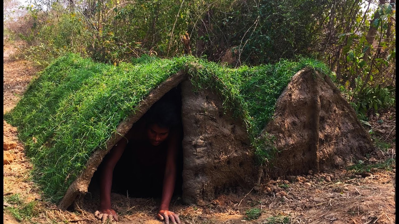 Secret Of Primitive: Building Underground House - YouTube