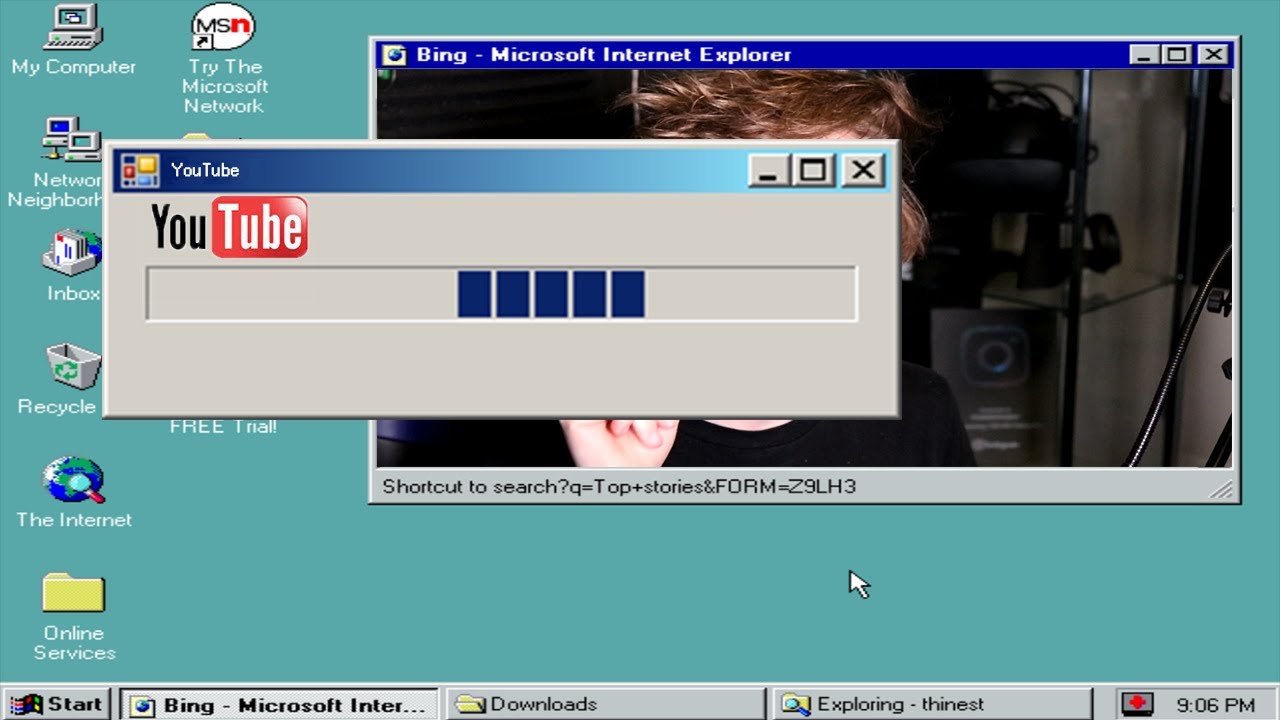 Can I upload this video from Windows 95? - YouTube