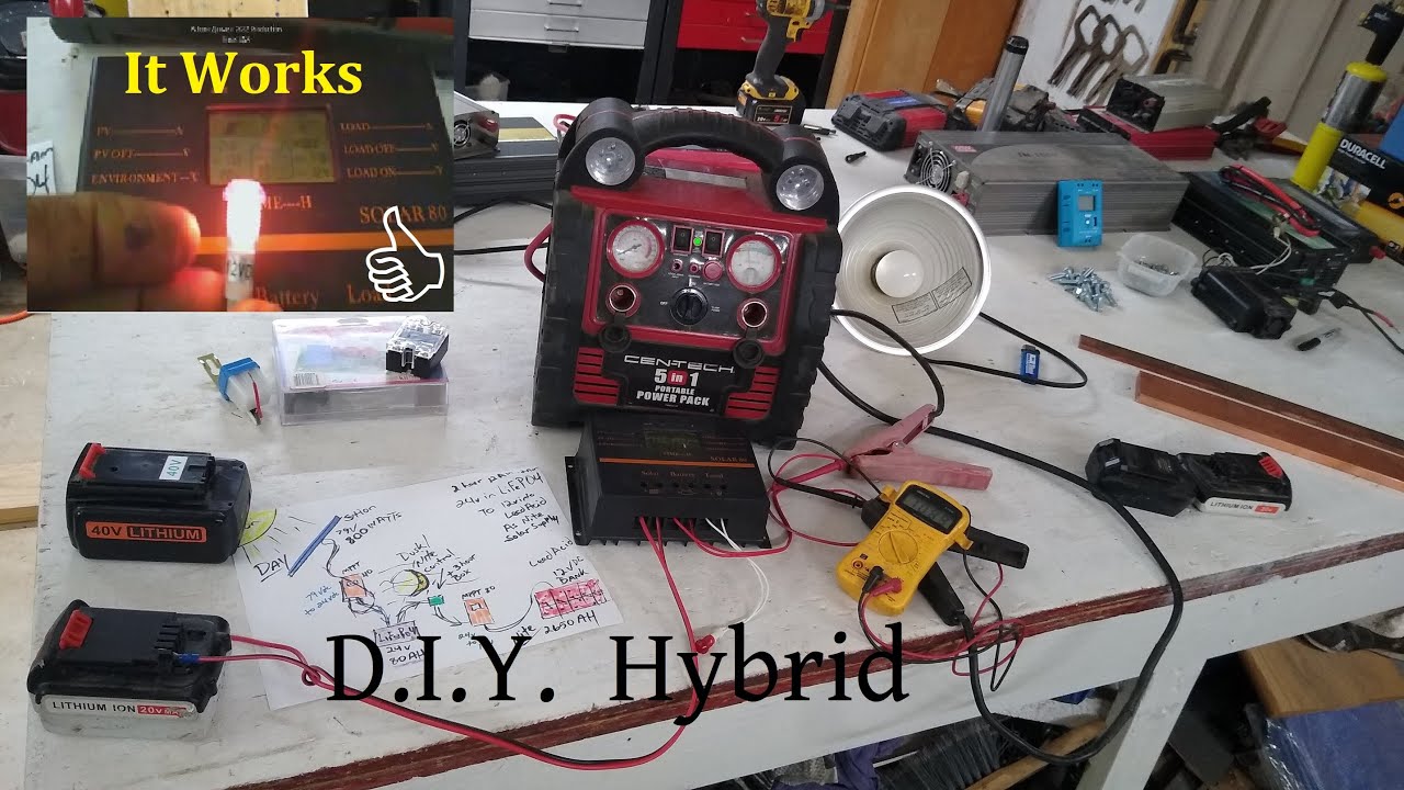 Using Lithium battery to charge Lead Acid Batteries for Power Extender ...