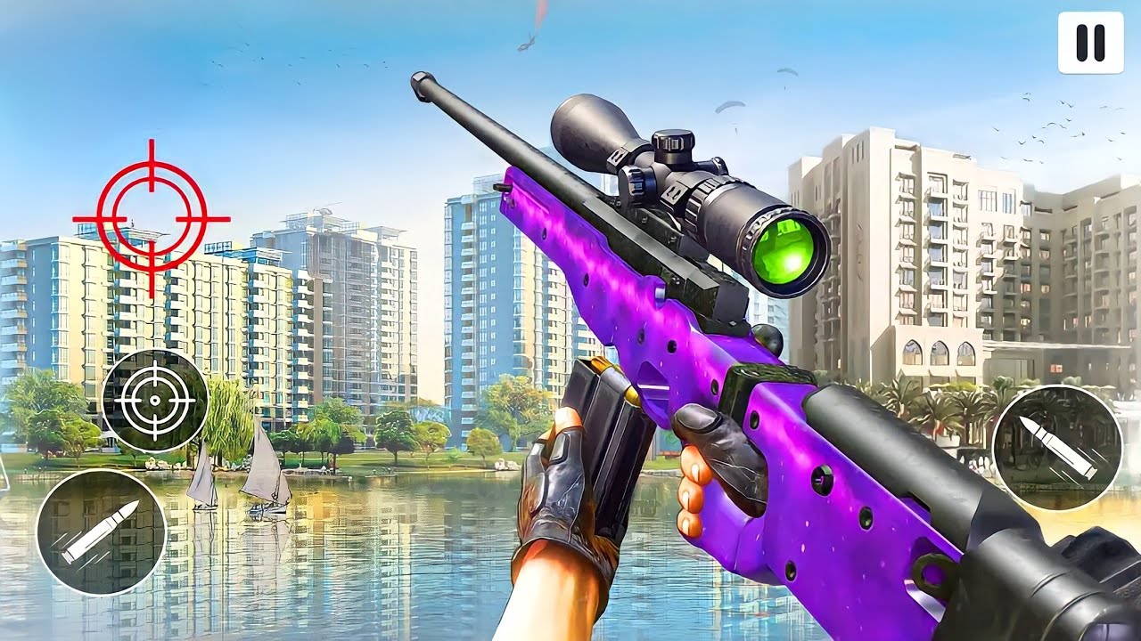 Sniper 3d: Assassin Gun Games _ Android Gameplay - YouTube