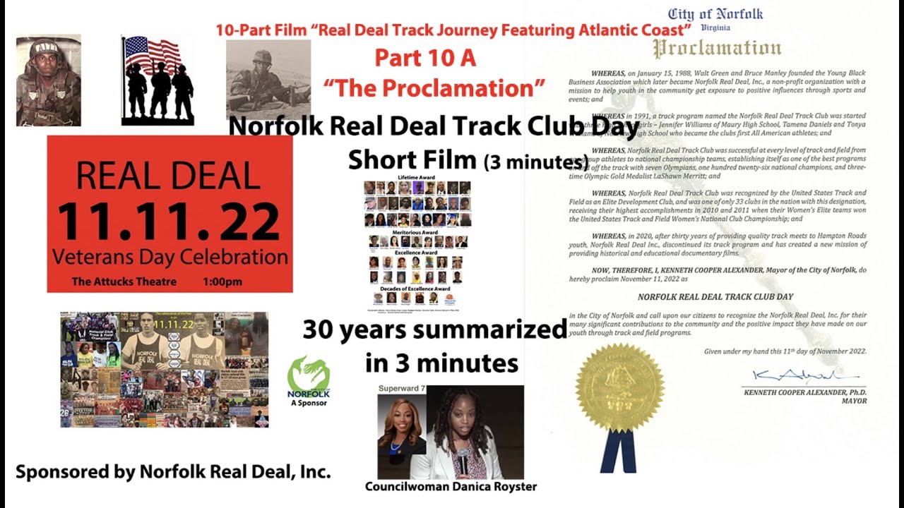 Part 10A (11.11.22 "The Proclamation" - NRDTC DAY) Real Deal Track ...