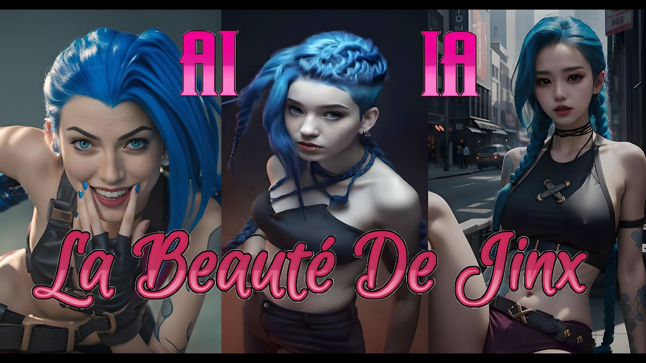 IA Art . [AI Art] La beauté De Jinx . League of Legend . AI ART ...