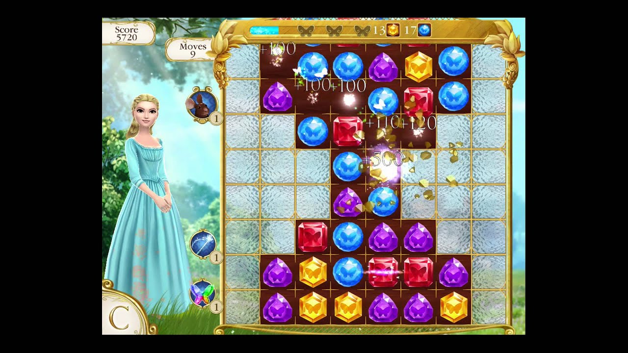 Cinderella Free Fall [iPad Gameplay] Level 17 - YouTube