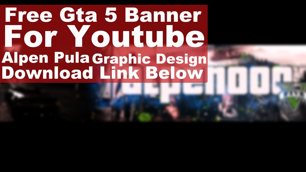 Grand Theft Auto 5 Banner Template PSD | New 2014 - YouTube