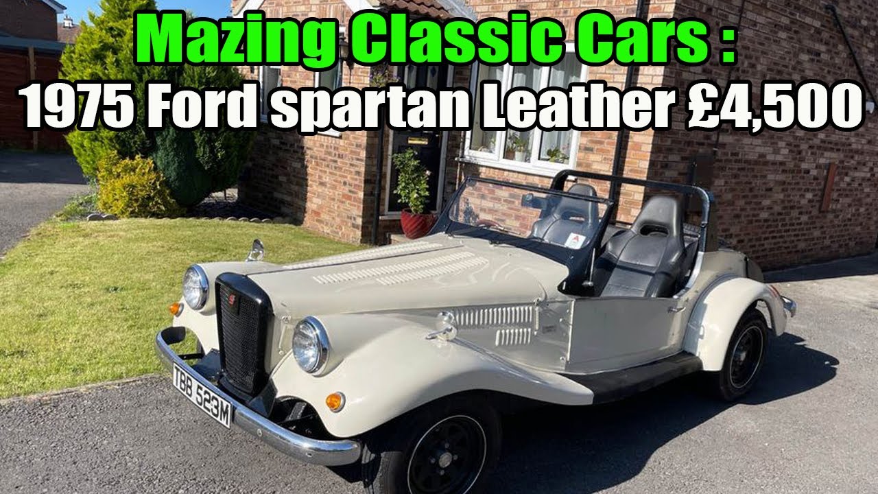 Unique Classic Cars Vintage Cars 1975 Ford spartan Leather £4,500 - YouTube