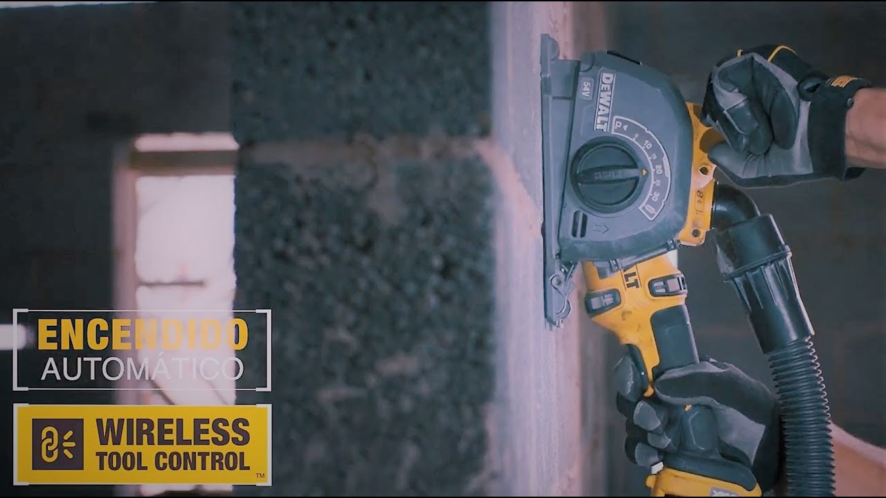 DEWALT® España | Rozadora Sin Escobillas XR FLEXVOLT 54V | DCG200 - YouTube