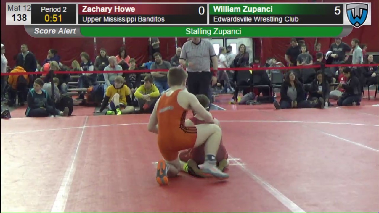 138 William Zupanci Edwardsville Wrestling Club vs Zachary Howe Upper ...