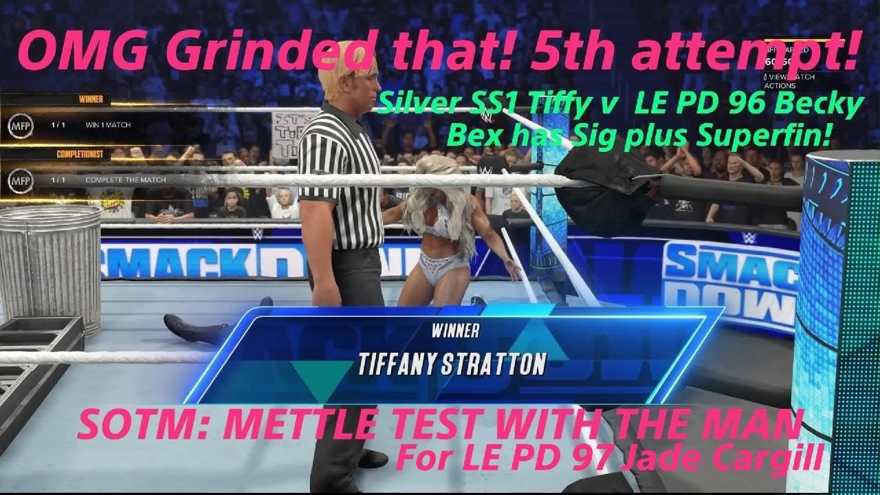 SOTM: Mettle TEST WITH THE MAN! Silver Tiffy v LE PD 96 Becky! For LE ...