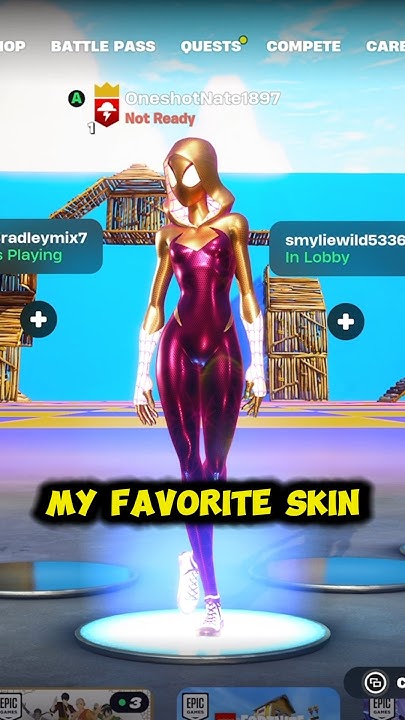 My first skin my favorite skin #fortnite - YouTube