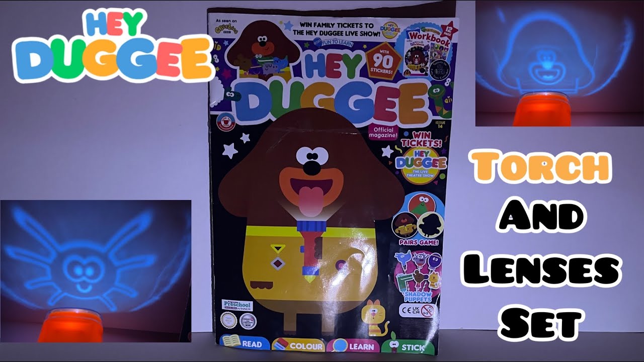 Hey Duggee magazine issue 14, Oct/2022 with Torch and lenses set 🔦 ...