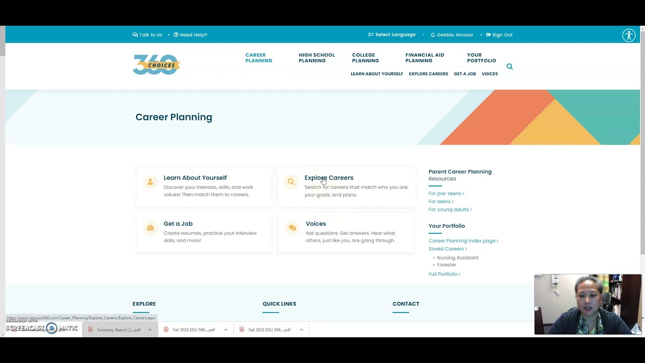 Choices360.Assessments.Career Exploration - YouTube