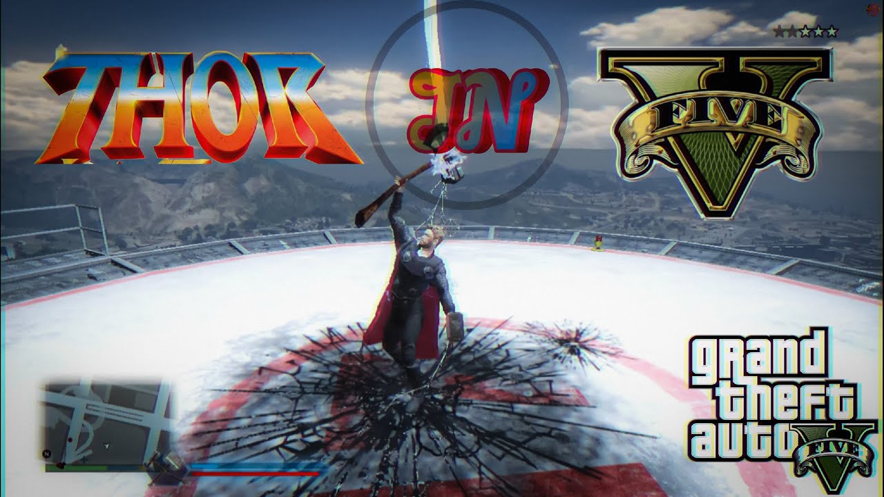 I Became Thor In GTA5 | GTAV Thor Mod | GTA5Mod | Superhero Mod For GTA ...