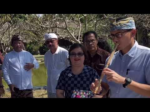 Menteri Parekraf Sandiaga Uno Dorong Kota Denpasar Masuk Jejaring Kota Kreatif UNESCO - YouTube