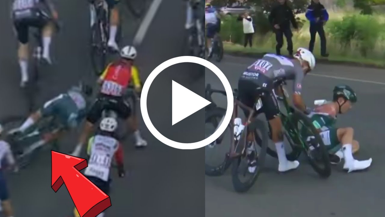 Jasper Philipsen crashes with Brian Coquard in the Tour de France 🚴‍♂ ...