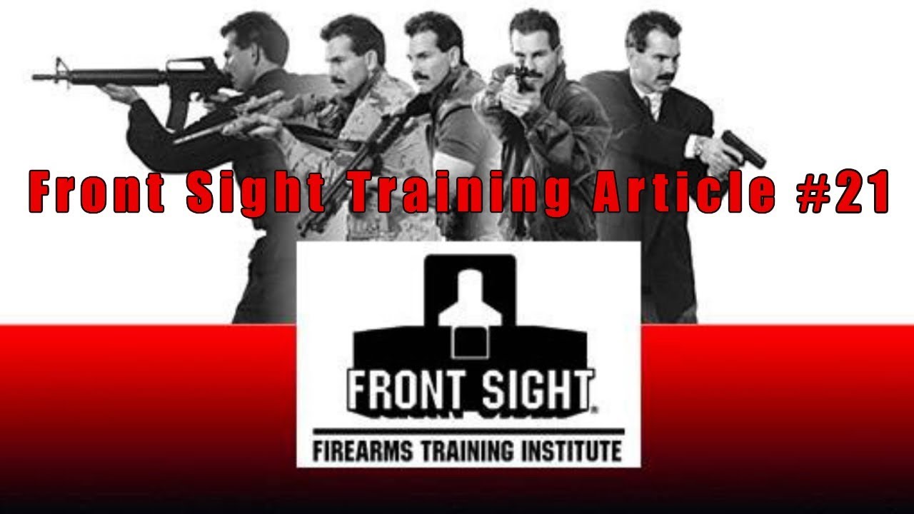Front Sight Training Article #21-Why You Want To Train At Front Sight ...