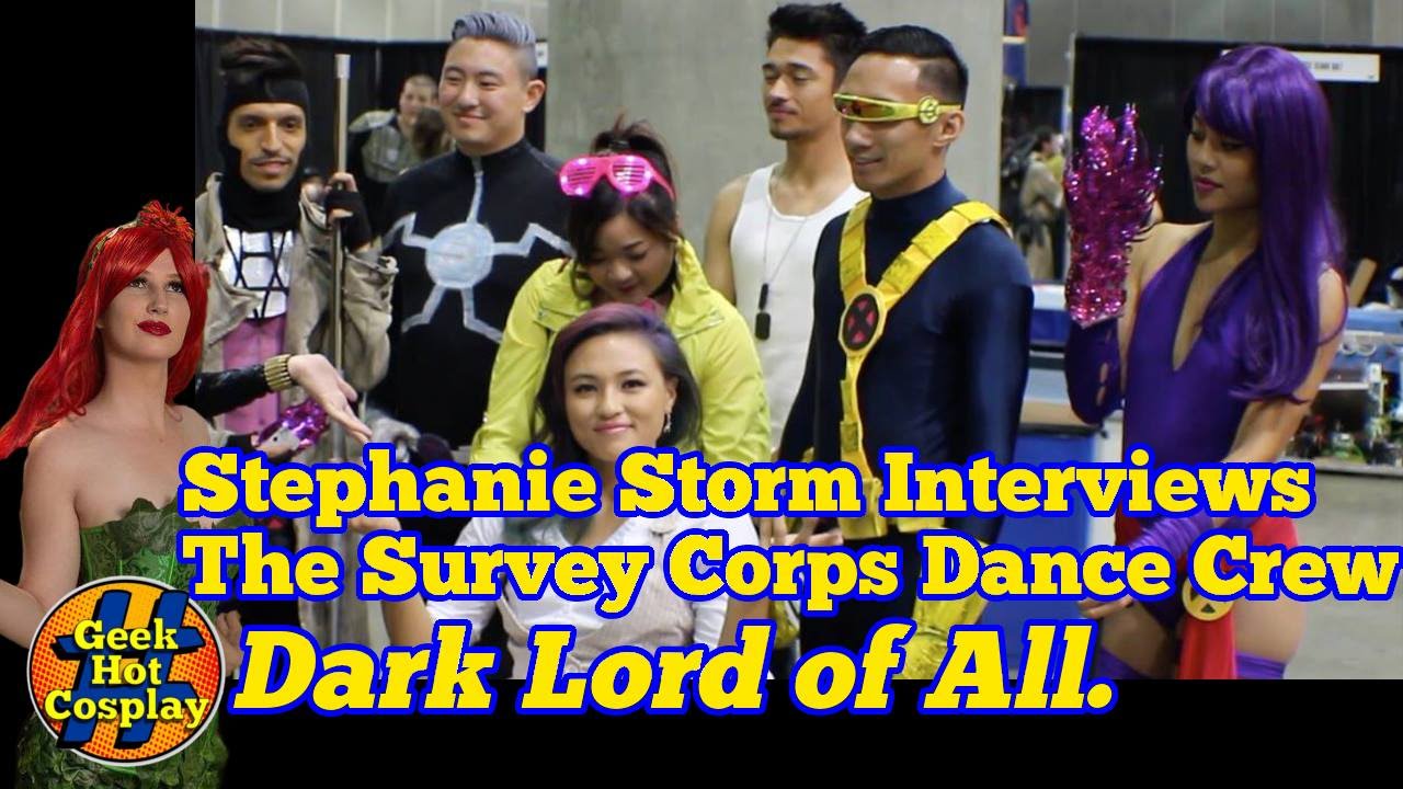 Stephanie Storm Interviews The Survey Corps Dance Crew | Comikaze 2015 ...