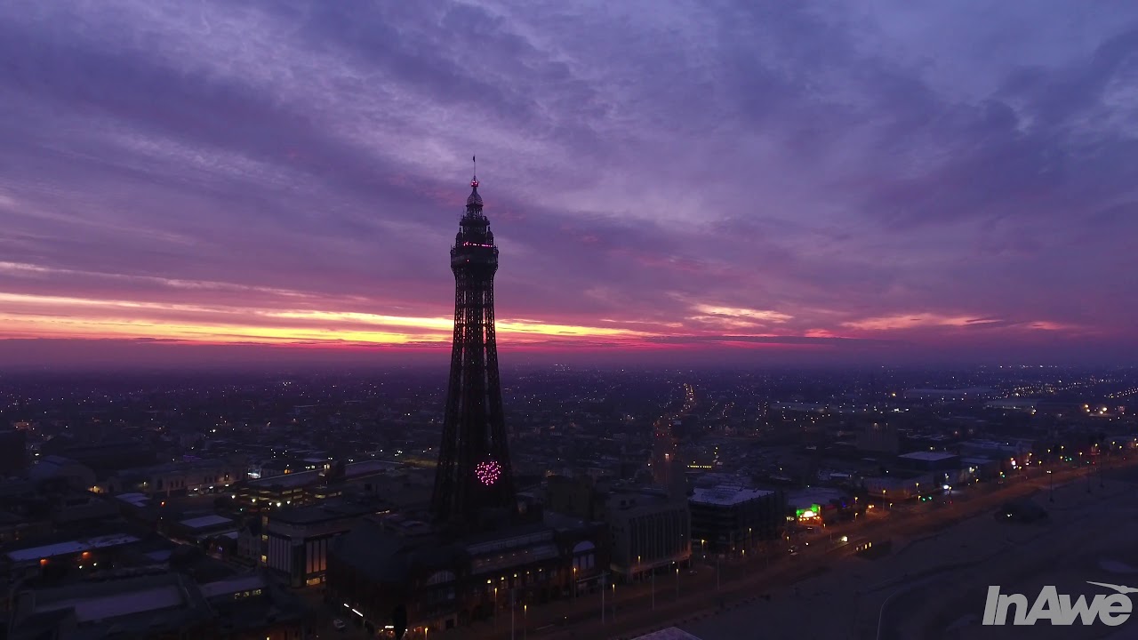 Blackpool Purple Morning Sunrise - YouTube