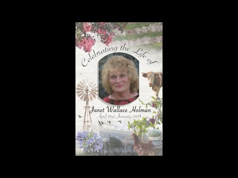 Jan Holman Celebration of Life Slide Show 6/30/24 - YouTube