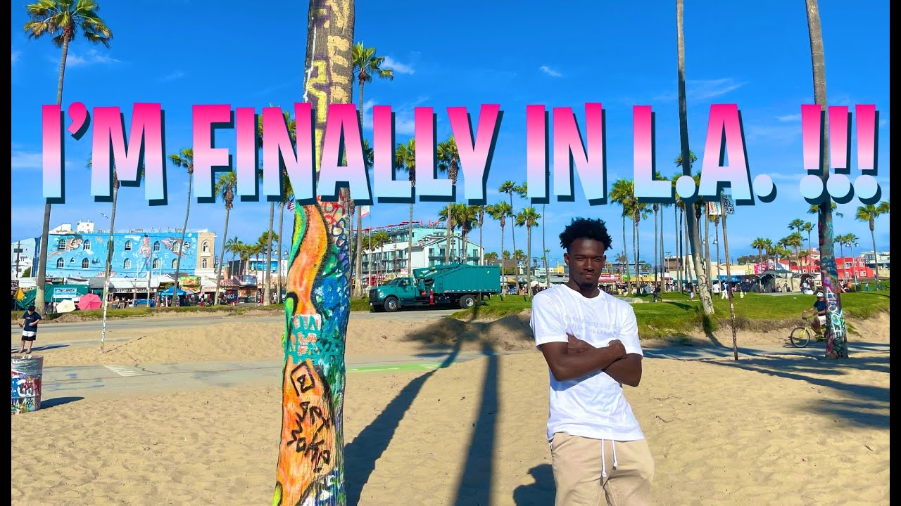 I JUST LANDED IN L.A.!!!!! || LA VLOG!! - YouTube