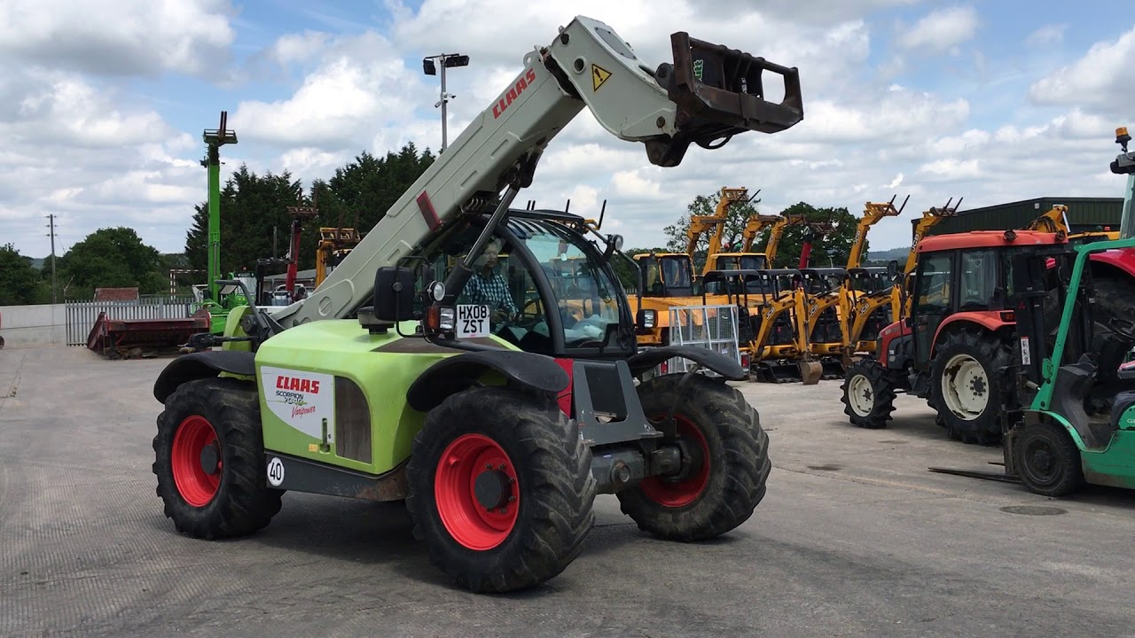 Claas Scorpion 7040 Varipower Telehandler - YouTube