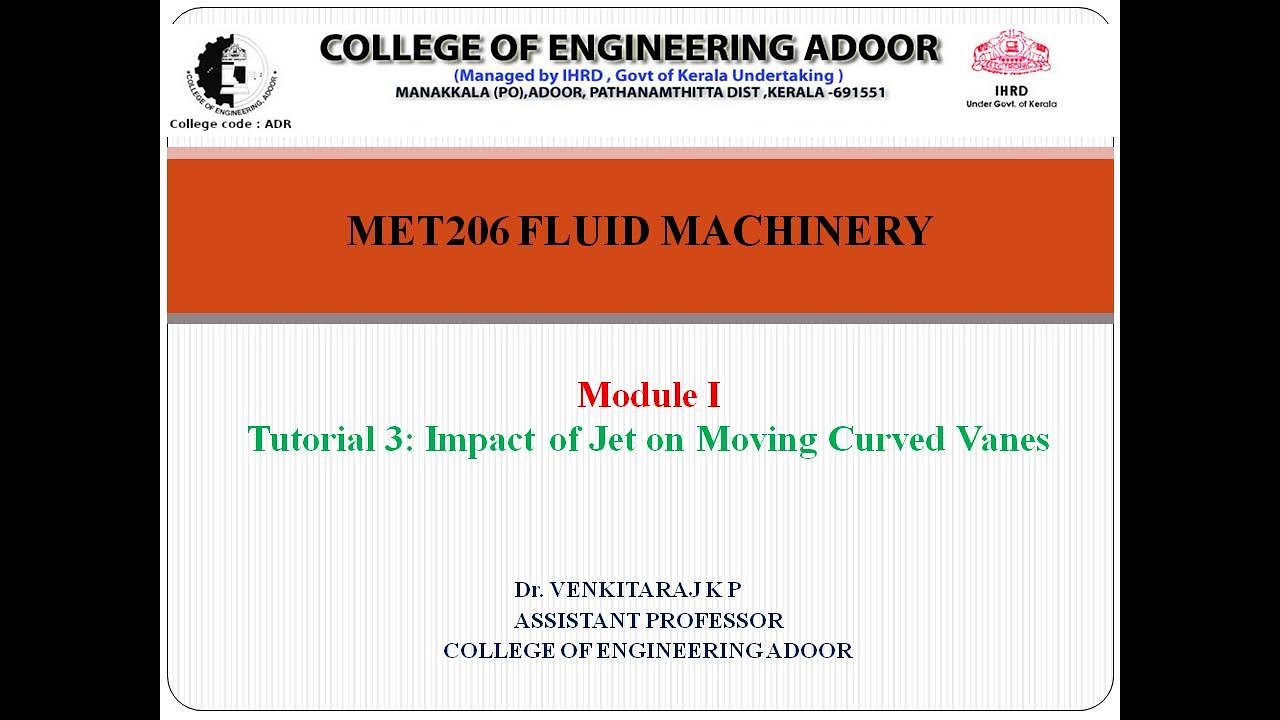 Tutorial 3: Impact of jet on moving curved vanes - YouTube