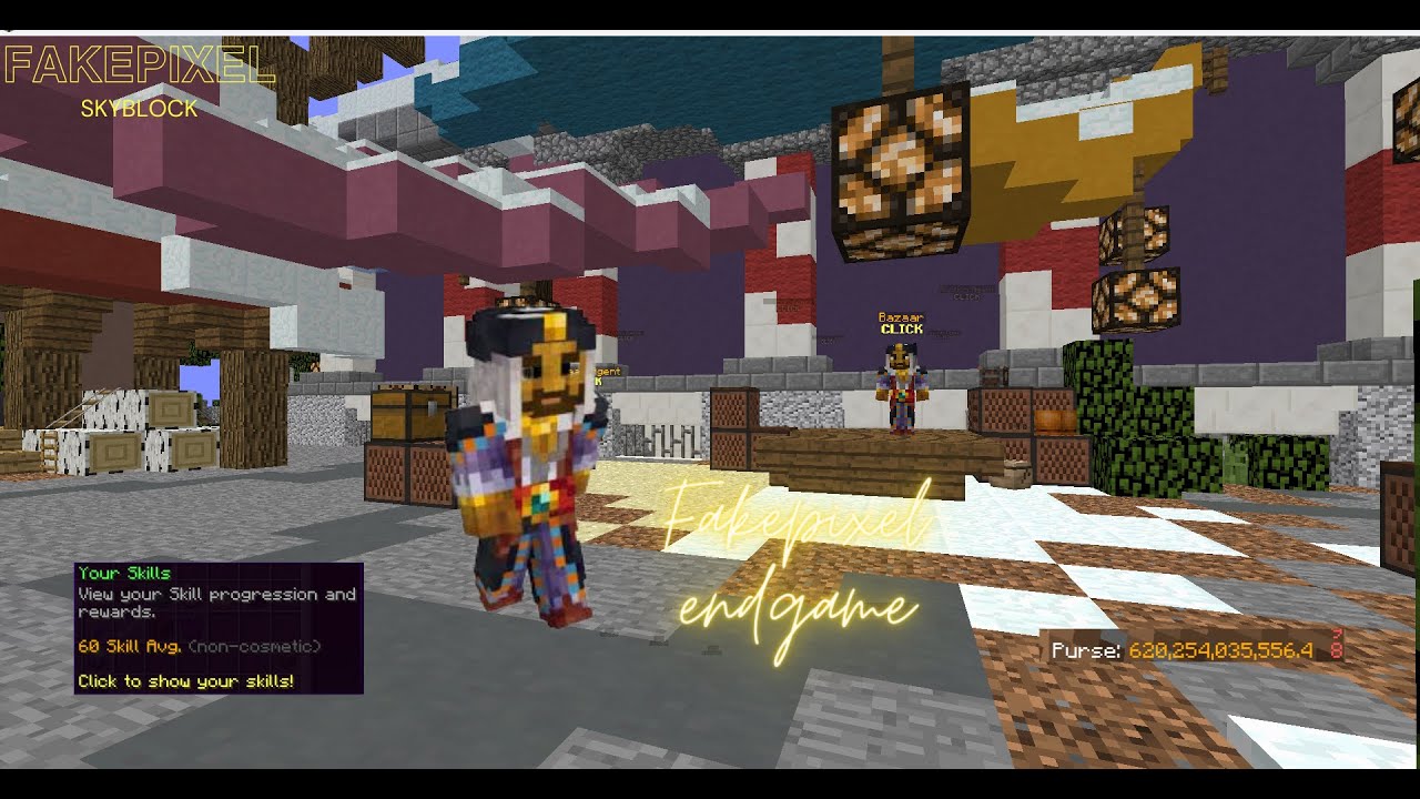 Fakepixel guide earn coins + skills #fakepixel #fakepixelskyblock # ...