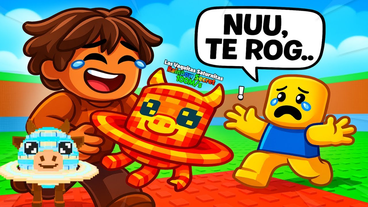 COPIL plange pe Steal a Brainrot ca i-a fost *FURAT* Las Vaquitas ...