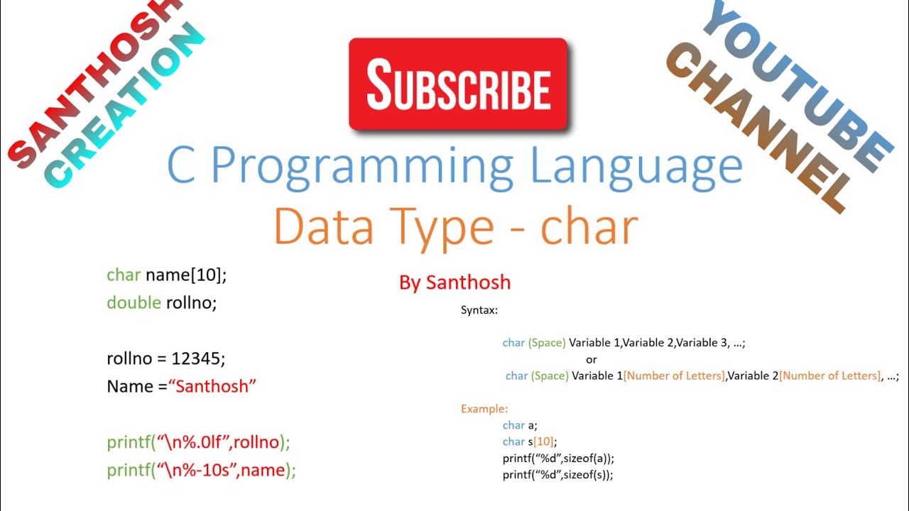 08 Double Datatype Declaration Formatted Output Youtube 6549