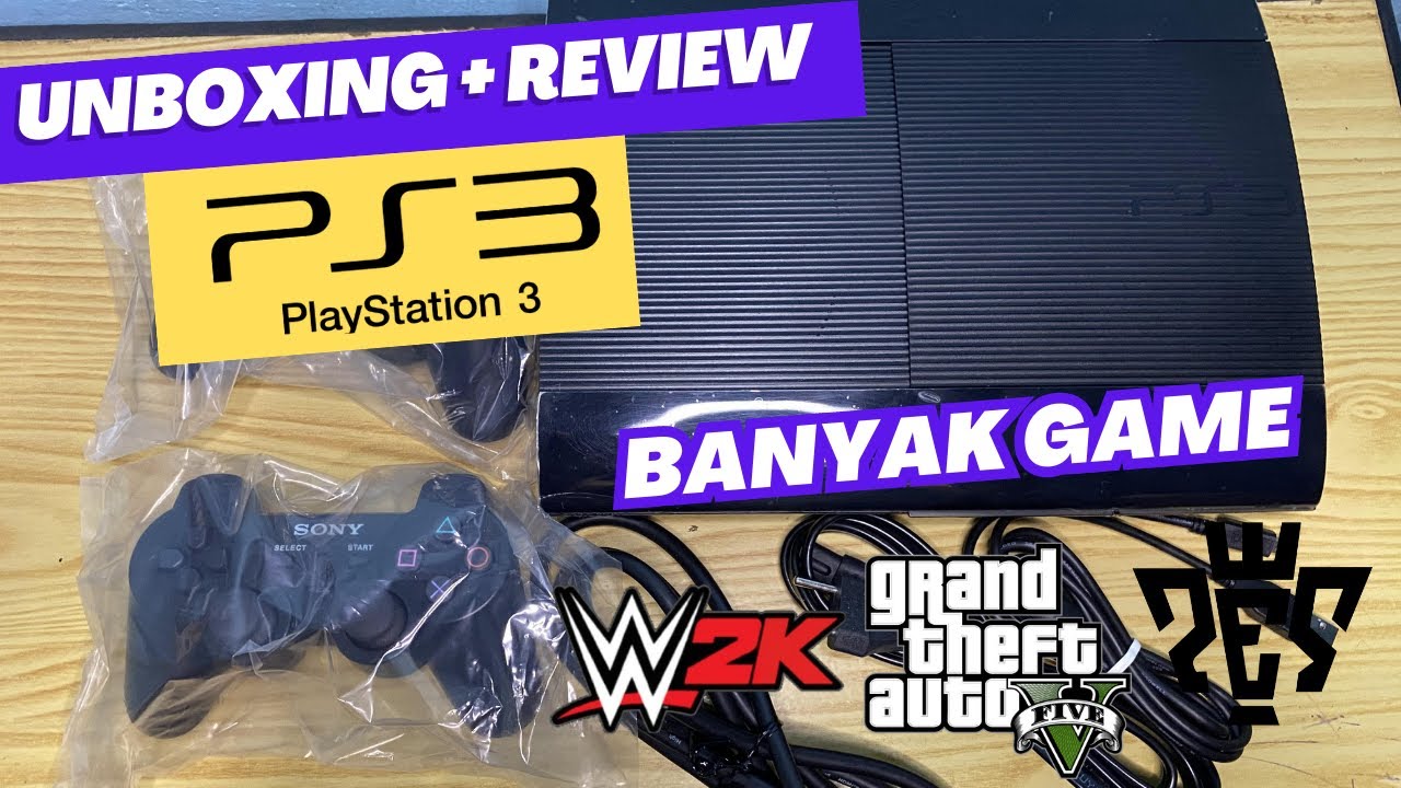 Unboxing + review PS3 Super Slim 500gb CFW Hen Terbaru!! - YouTube
