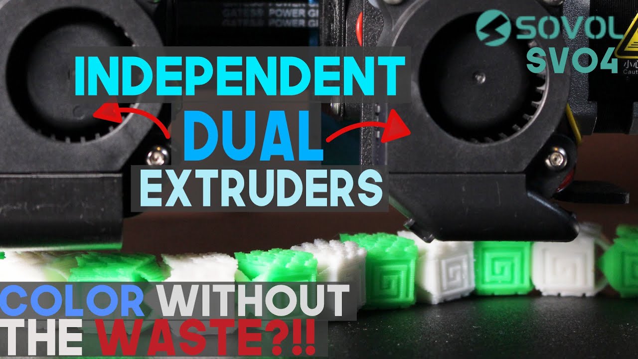 No Purges?! The SOVOL SV04 IDEX prints really neat multicolour WITHOUT ...