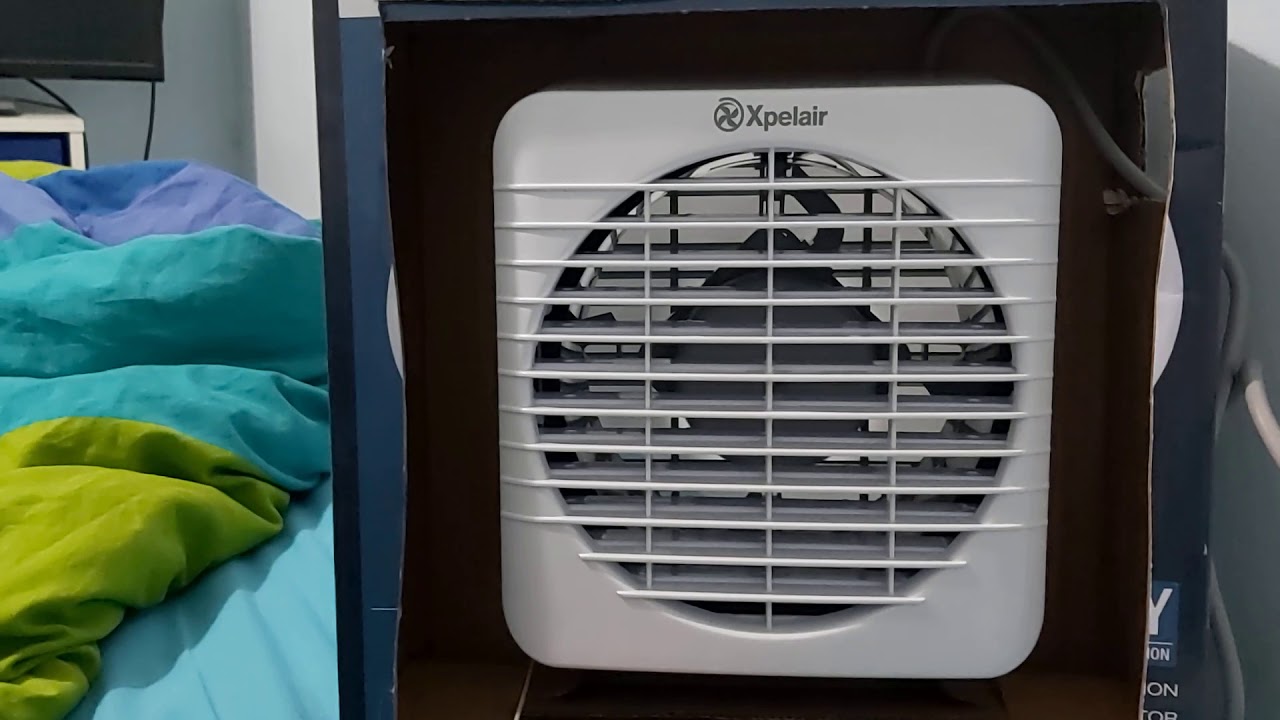 Xpelair GXC6 exhaust fan mounted in the box - YouTube