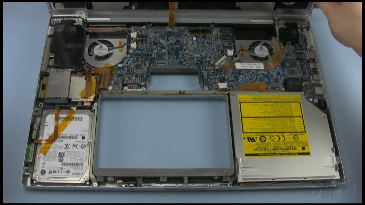 17-inch MacBook Pro Pre-2009 Optical Drive Installation Video - YouTube