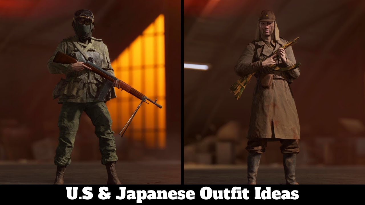 Battlefield V - Outfit Ideas #12 (U.S & Japanese) - YouTube