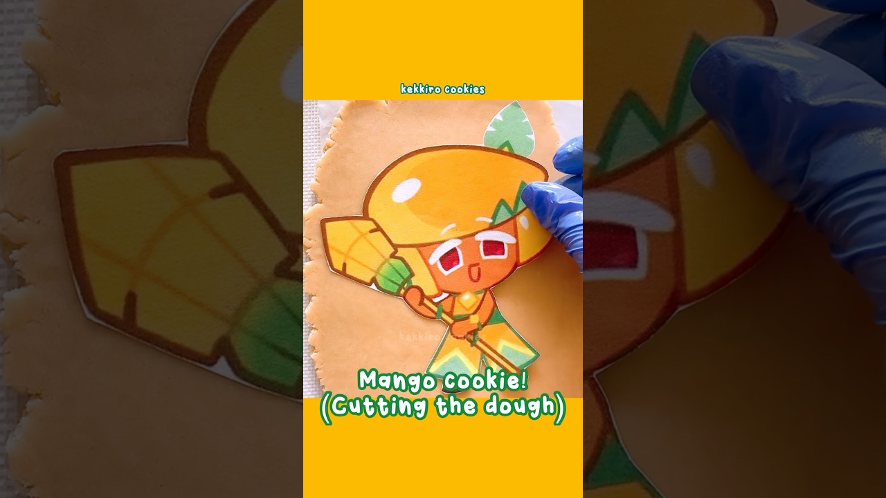 Real Mango cookie! 🥭 #cookierun #mango #crk #cookie #icing #galletas ...
