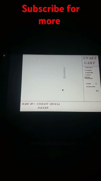 My First Game Program In Turbo C 🤩🤩🗿apnacollegeofficial Codewithharry Youtube