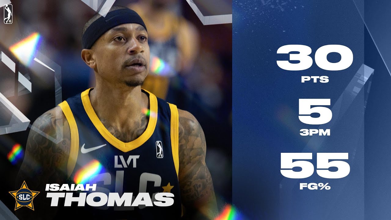 Isaiah Thomas Posted A Team-High 30 PTS On 55% FG In Stars Win - YouTube