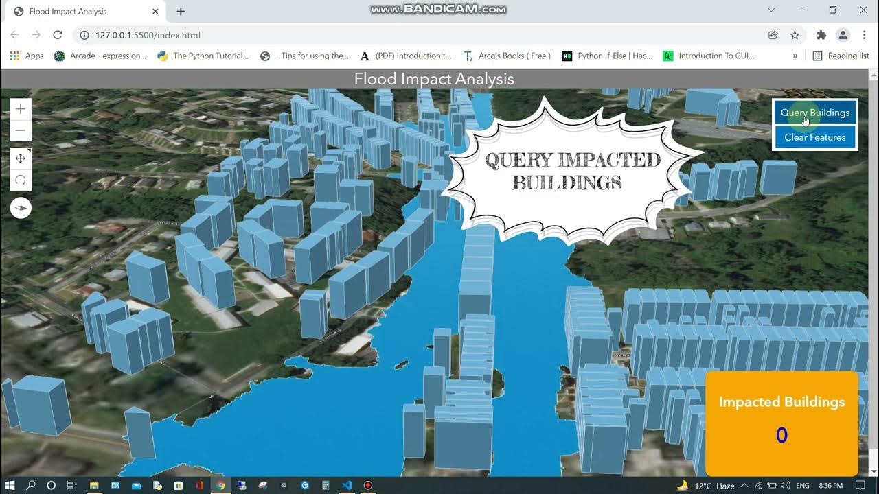 Flood Impact Analysis #3d #arcgis #arcgisjsapi - YouTube