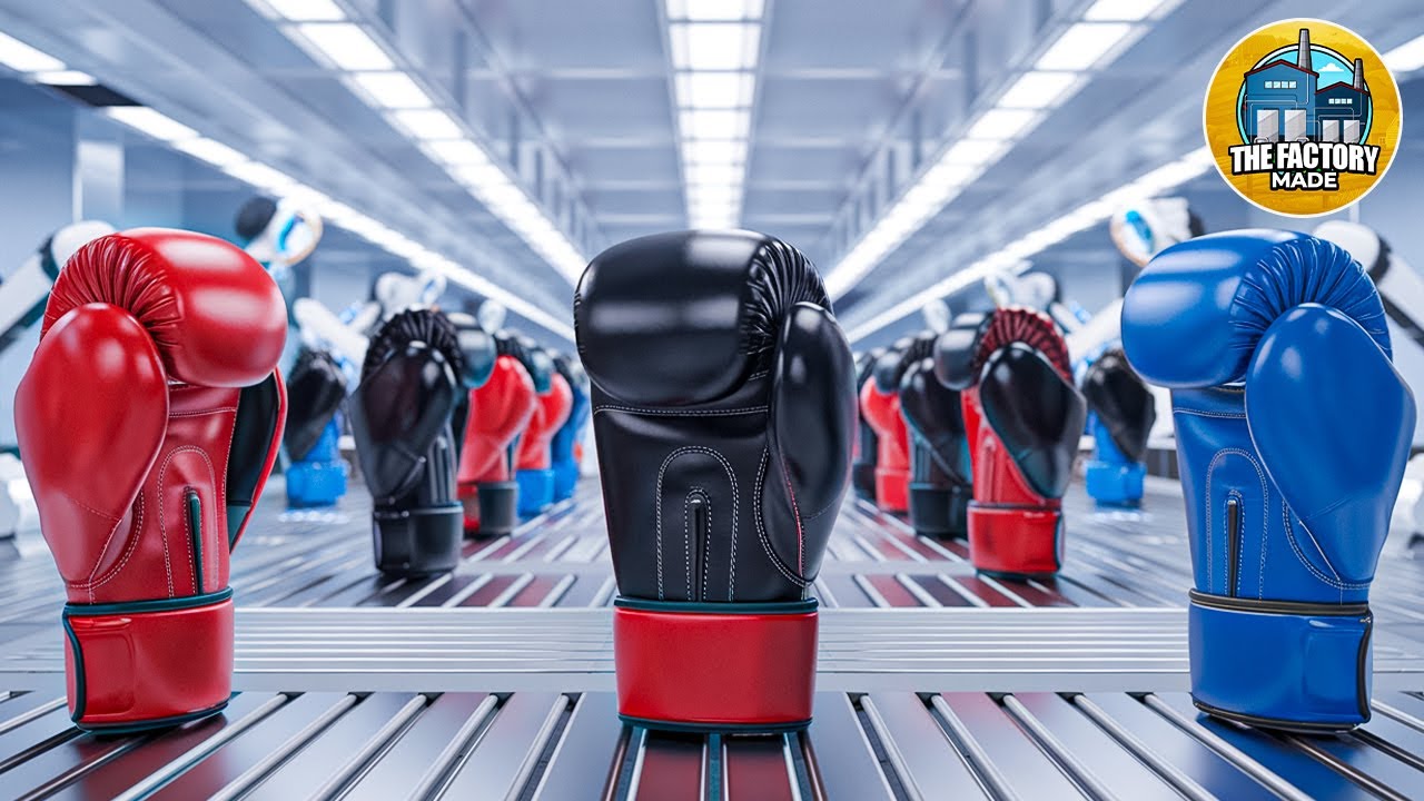 How BOXING Gloves are made in the Factory || Secrets Behind How It's ...