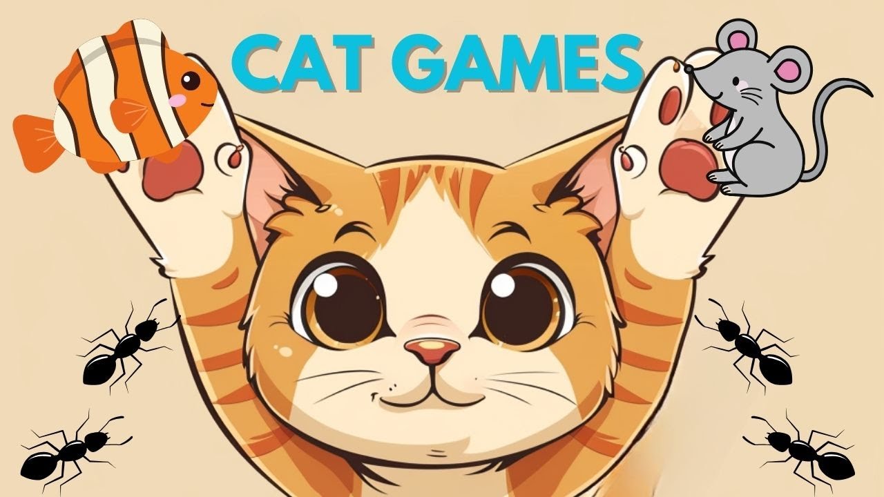 GAMES FOR CATS - Ultimate Compilation of Interactive Cat TV 🐭📺 - YouTube