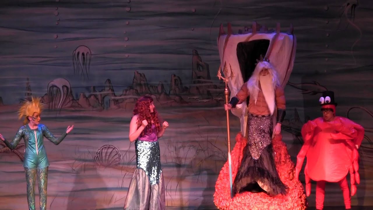The Little Mermaid Scene 5 King Triton's Court - YouTube