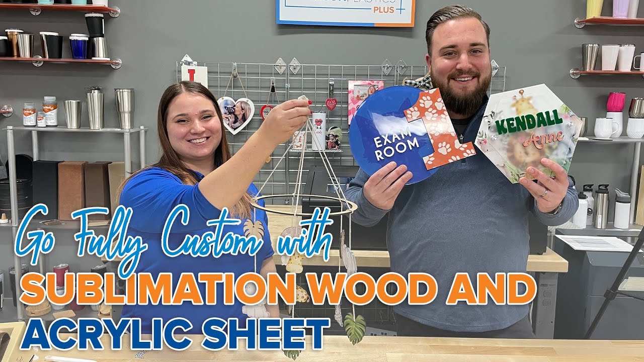 Go Fully Custom with Sublimation Wood & Acrylic Sheet! - YouTube