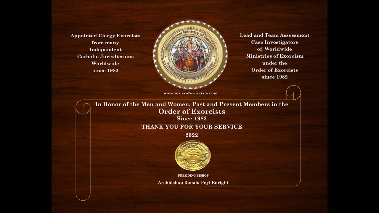 Demonic Investigations and Case Assessments, by Archbishop Ronald Feyl ...