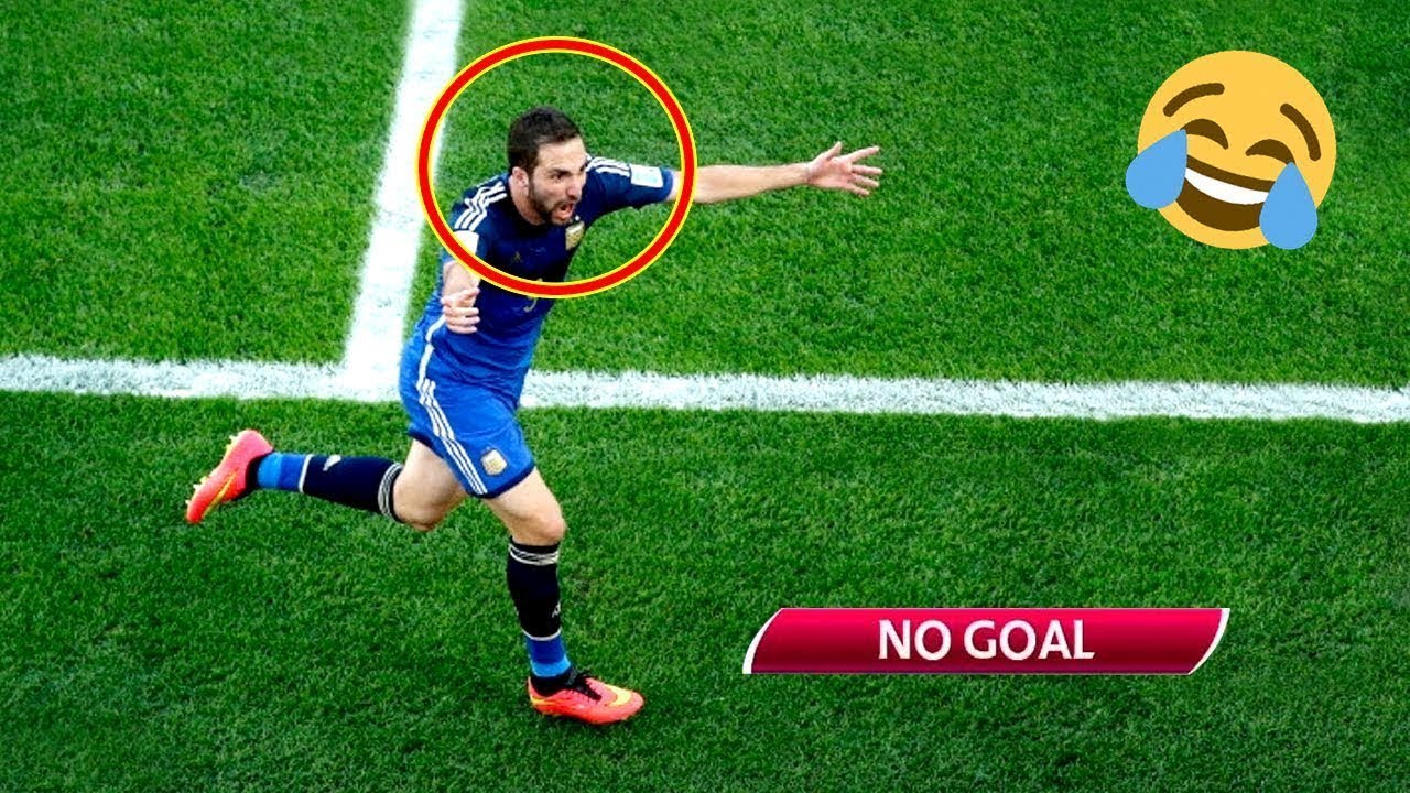 Top Funny Disallowed Goals Celebrations Ever in Football History - YouTube