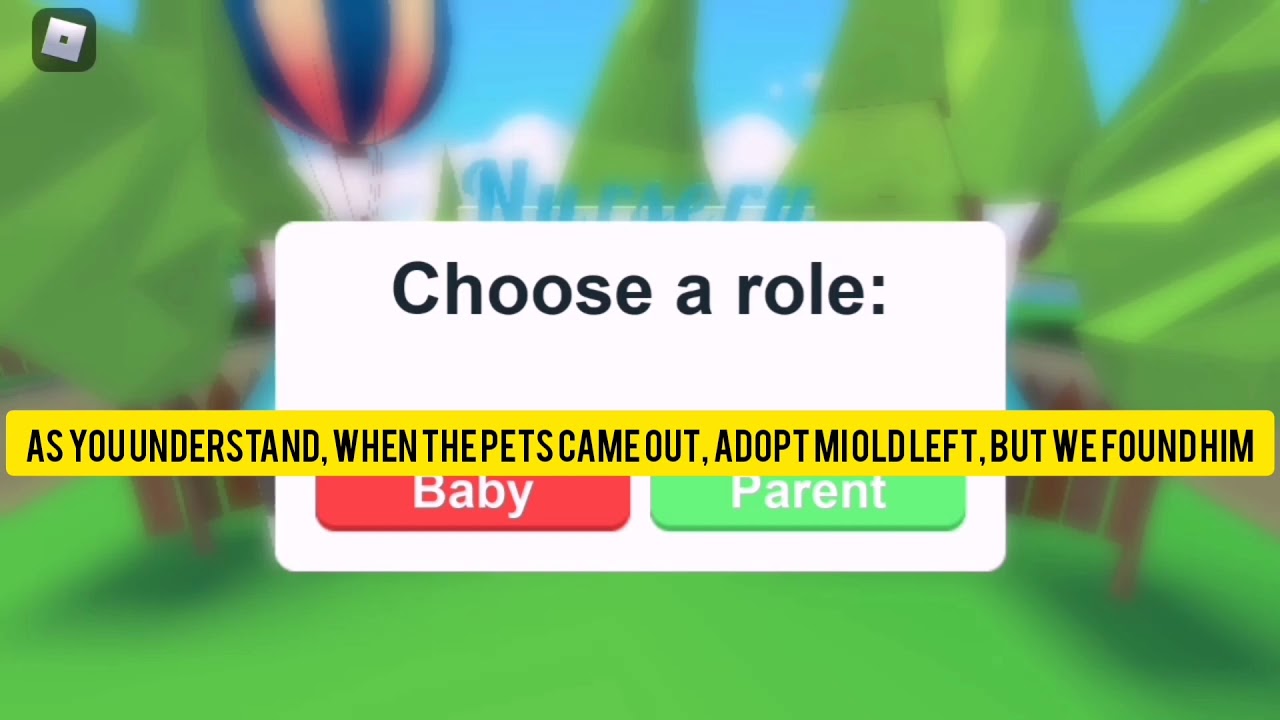 play old adopt me #1 - YouTube