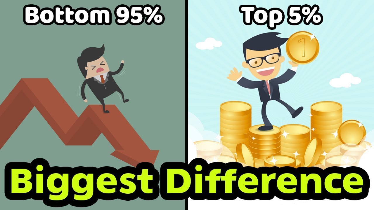 Biggest Difference between Top 5% and bottom 95% - From 5 great books ...