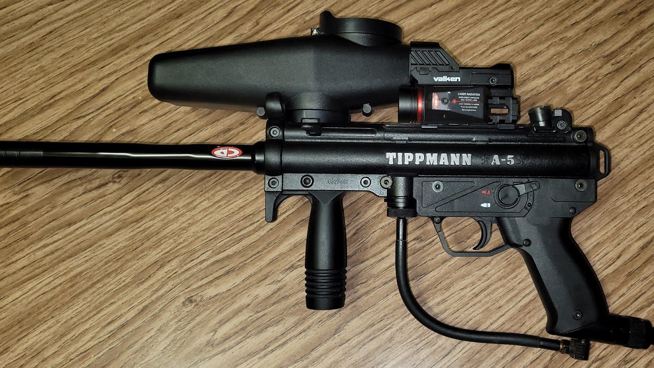 Tippmann A5 Sight Rail accessory - YouTube